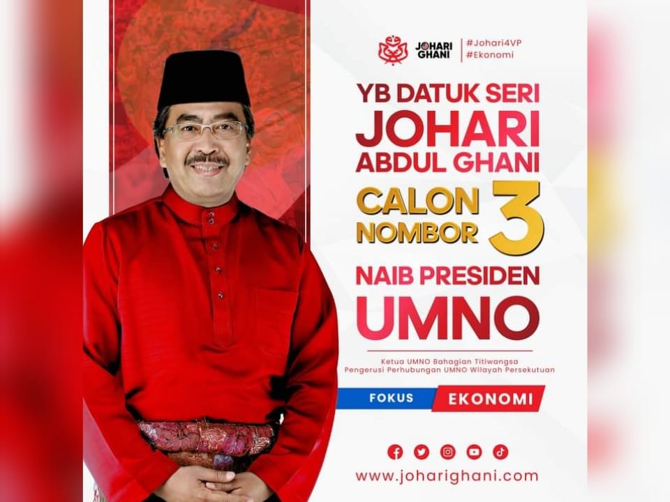 Johari mohon perwakilan UMNO beri peluang kepada beliau - Kosmo Digital