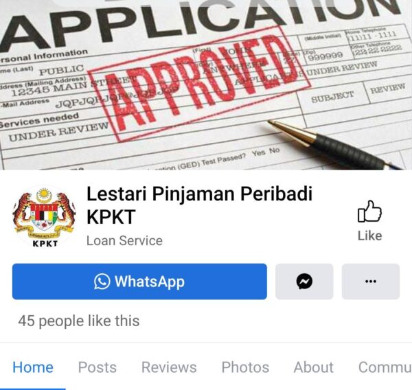 KPKT nafi terlibat tawaran ‘Lestari Pinjaman Peribadi KPKT’ - Kosmo Digital