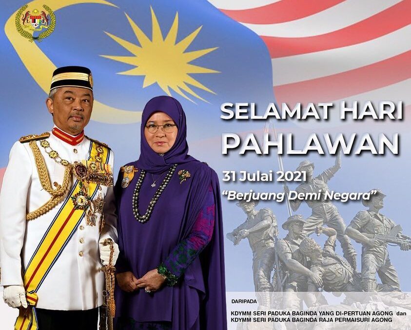 Agong, Permaisuri zahir ucapan selamat Hari Pahlawan - Kosmo Digital Agong, Permaisuri zahir ucapan selamat Hari Pahlawan - Kosmo Digital