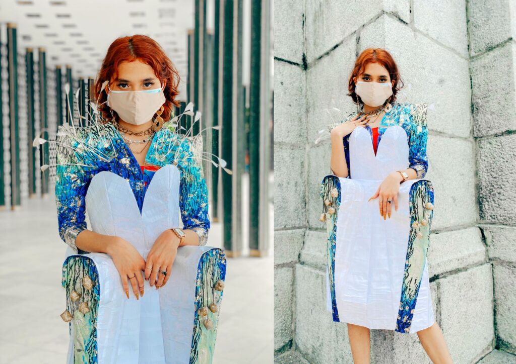 Rekaan fesyen daripada bahan kitar semula - Kosmo Digital