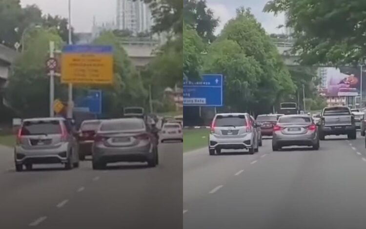 Dua pemandu tunjuk samseng di jalan raya - Kosmo Digital