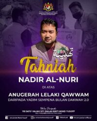 Nadir terima Anugerah Lelaki Qawwam dari Yadim - Kosmo Digital