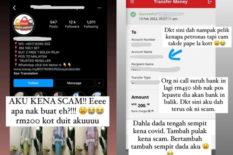 Hati-hati scammer baju raya di Instagram - Kosmo Digital