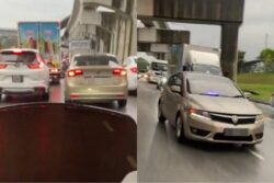 [VIDEO]Polis kesan pemandu redah kesesakan guna siren, lampu mata arah - Kosmo Digital