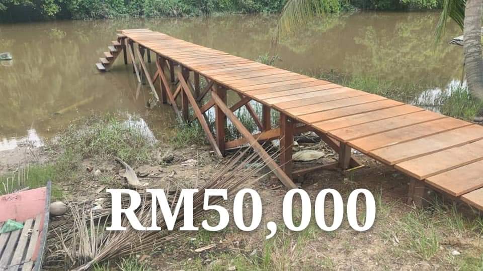 RM50,000 kos buat jeti kayu 15 meter? - Kosmo Digital