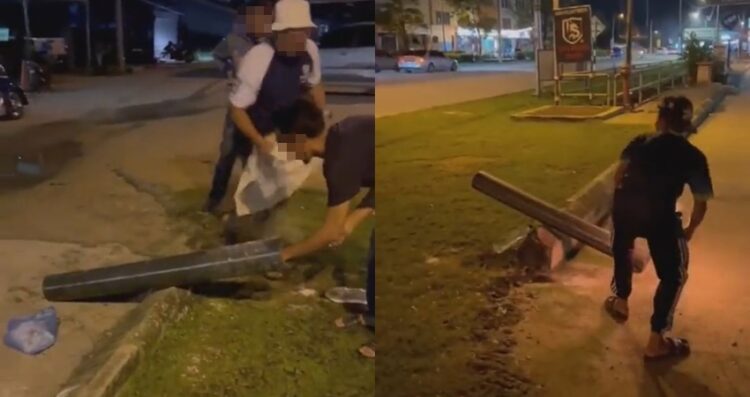 Sekumpulan lelaki rancak main meriam buluh tepi jalan, undang kecaman ...