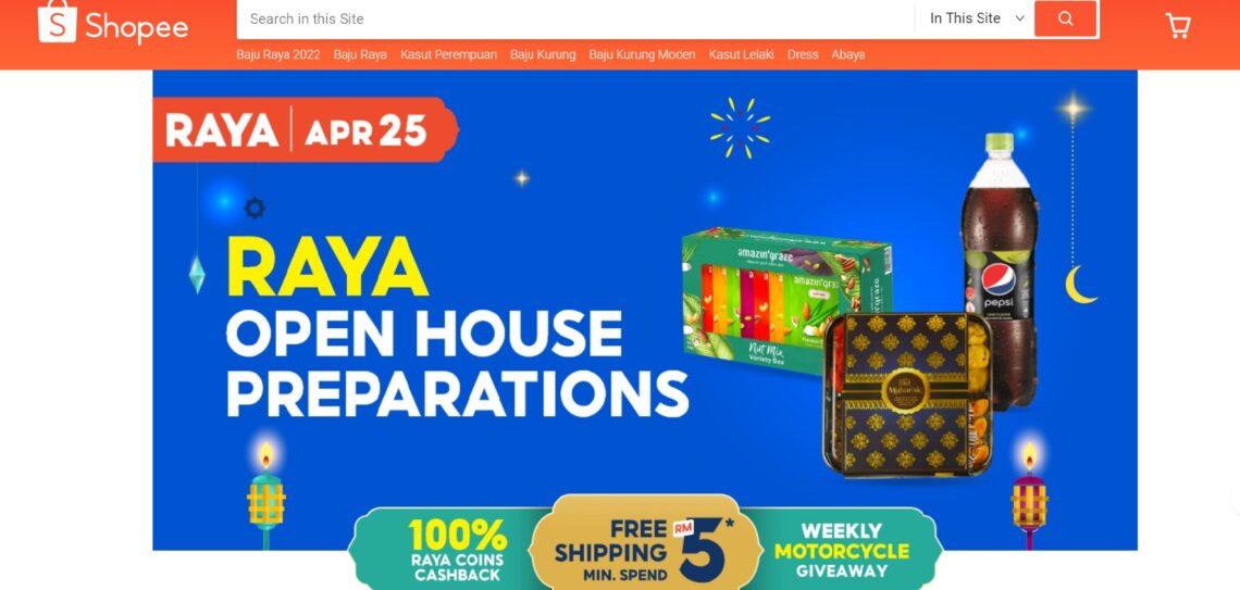 Meriahkan Hari Raya Aidilfitri anda bersama Shopee - Kosmo Digital