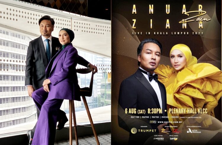 Lebih 50 peratus tiket konsert Anuar, Ziana Zain sudah terjual - Kosmo ...