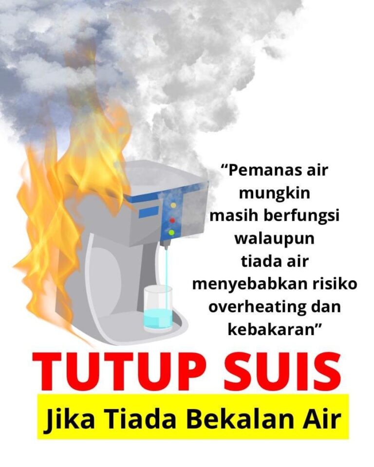 Tutup suis mesin penapis air jika balik beraya - Kosmo Digital