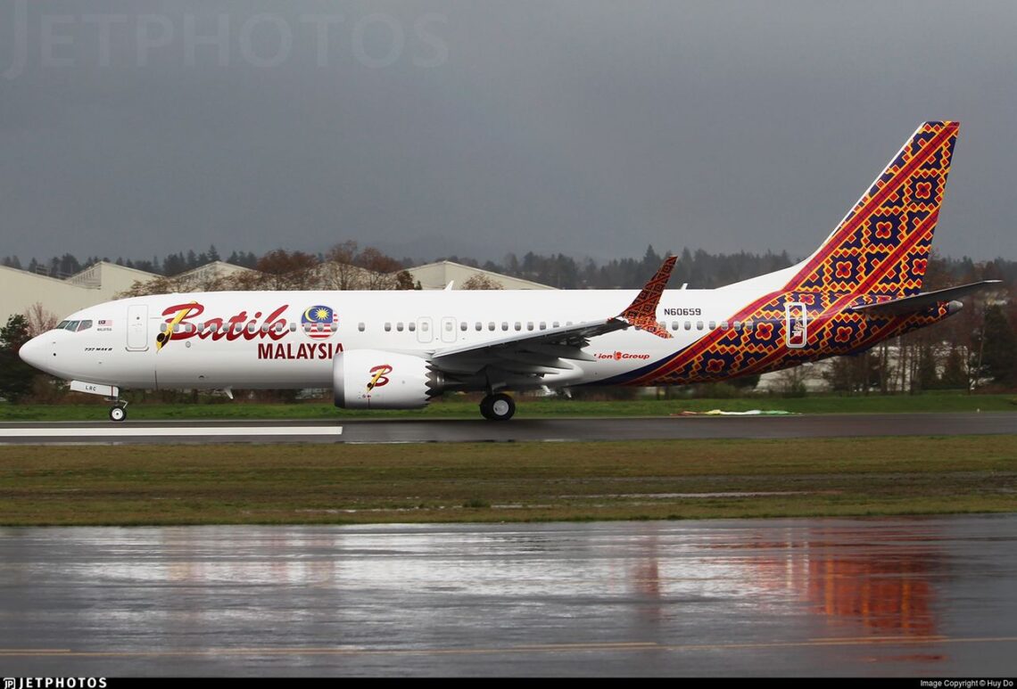 Batik Air muncul operator pertama guna B737-8 di Malaysia - Kosmo Digital
