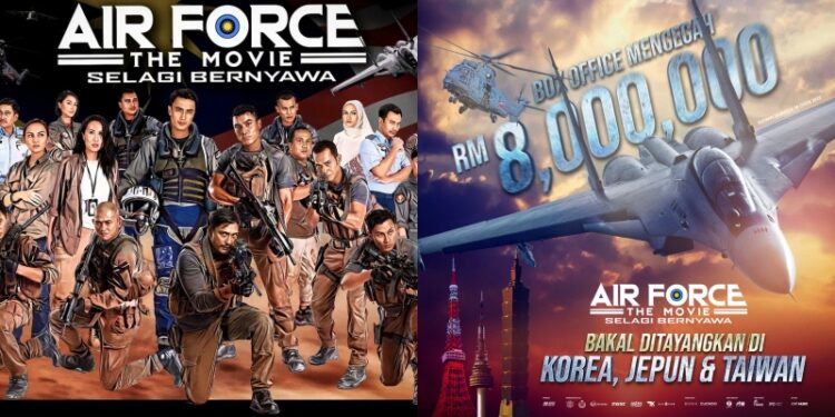 Empat hari tayangan, Air Force The Movie raih RM8 juta kutipan - Kosmo ...