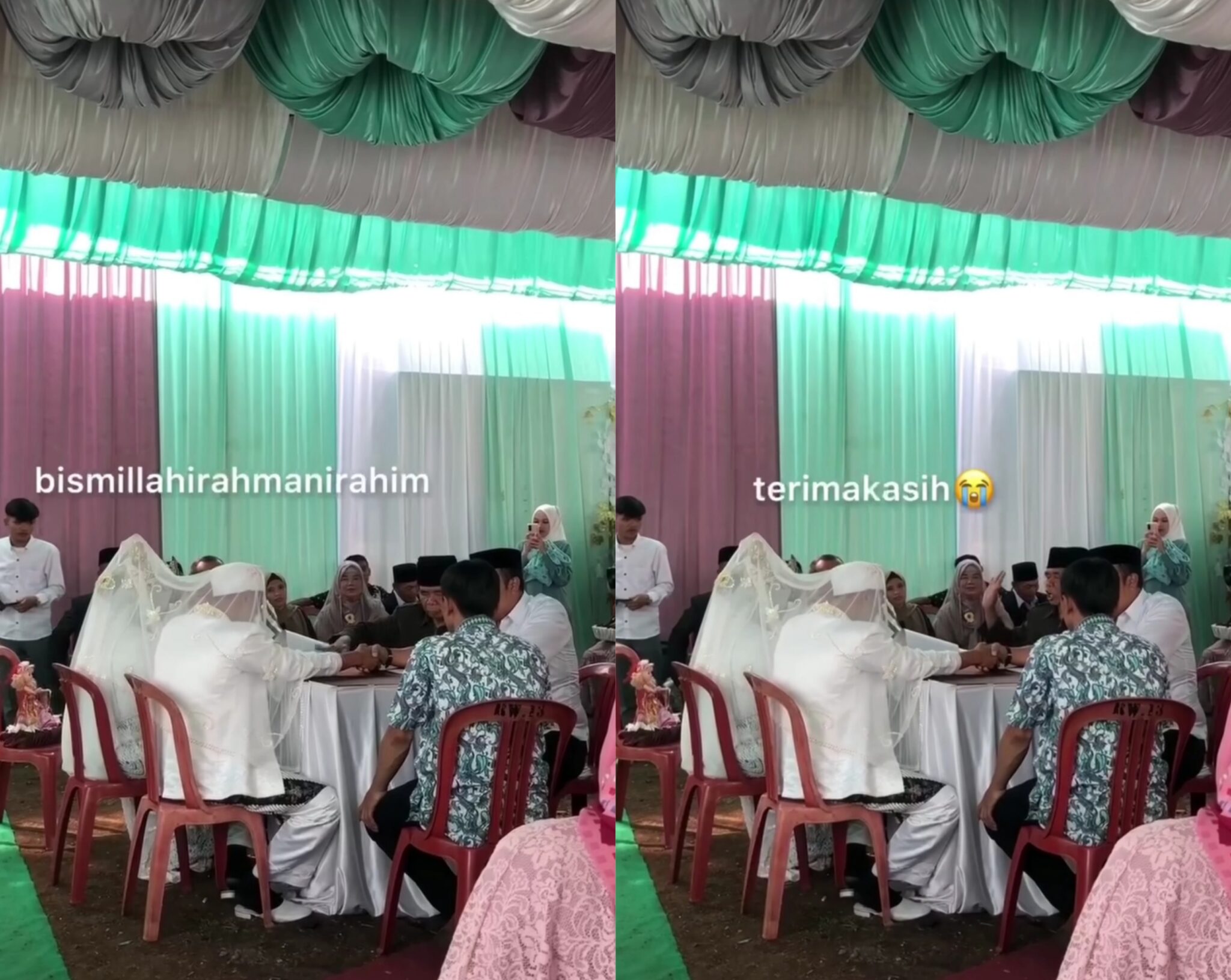 Pengantin ucap terima kasih sebagai lafaz ijab kabul - Kosmo Digital
