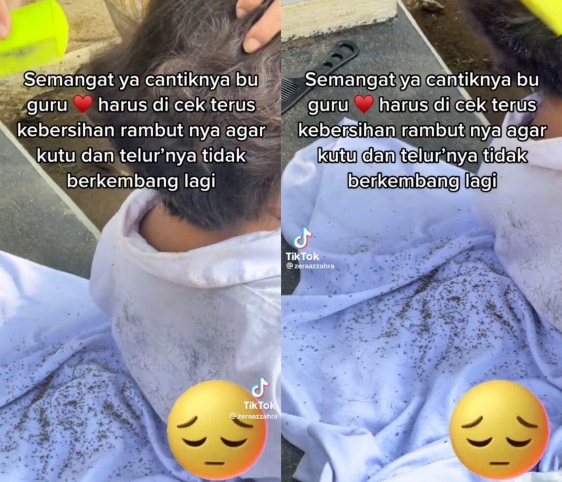 Cikgu potong rambut, bersih kepala pelajar dipenuhi kutu hidup - Kosmo Digital