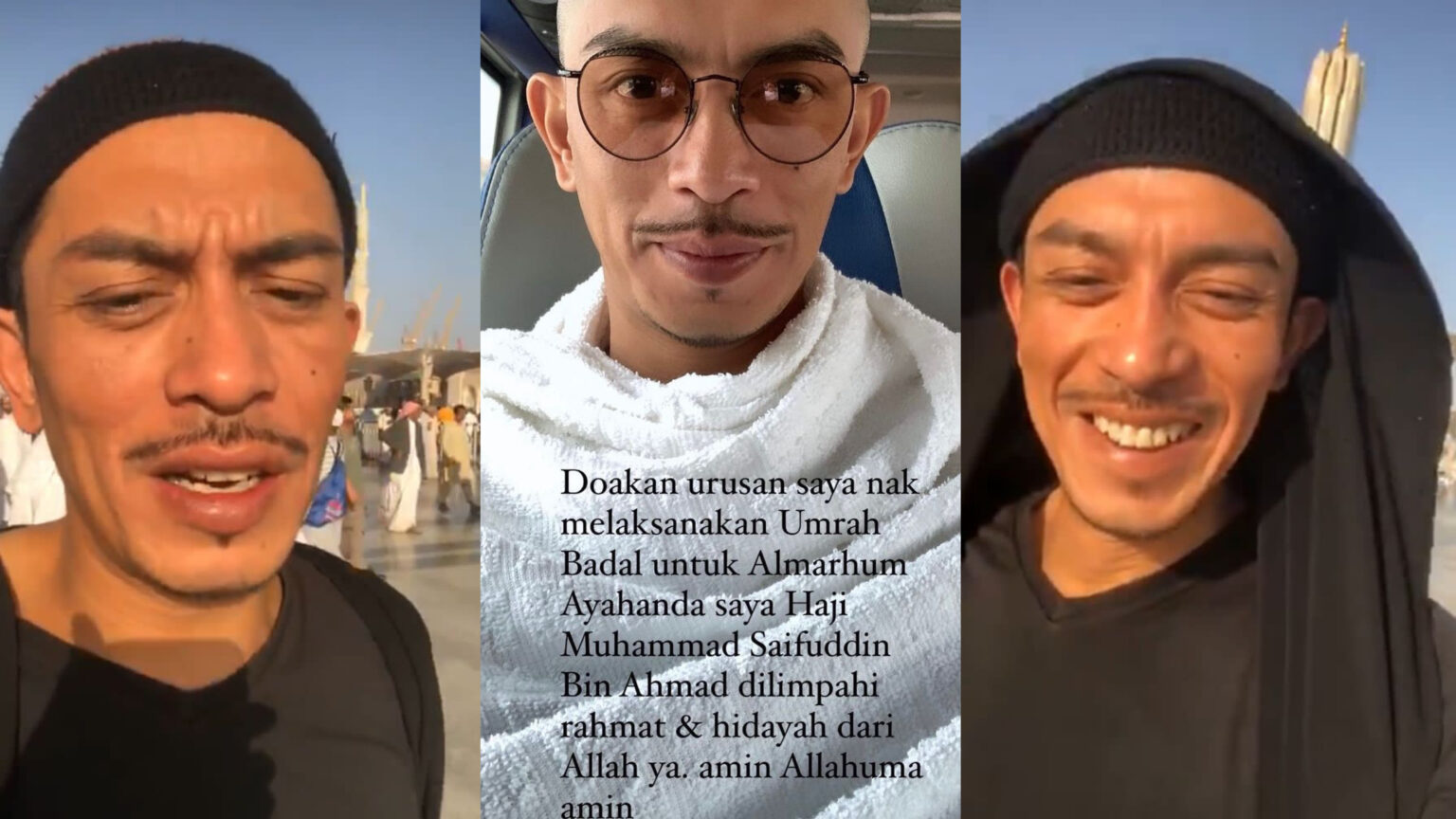Iqram Dinzly tunai umrah, syukur urusan dipermudahkan - Kosmo Digital