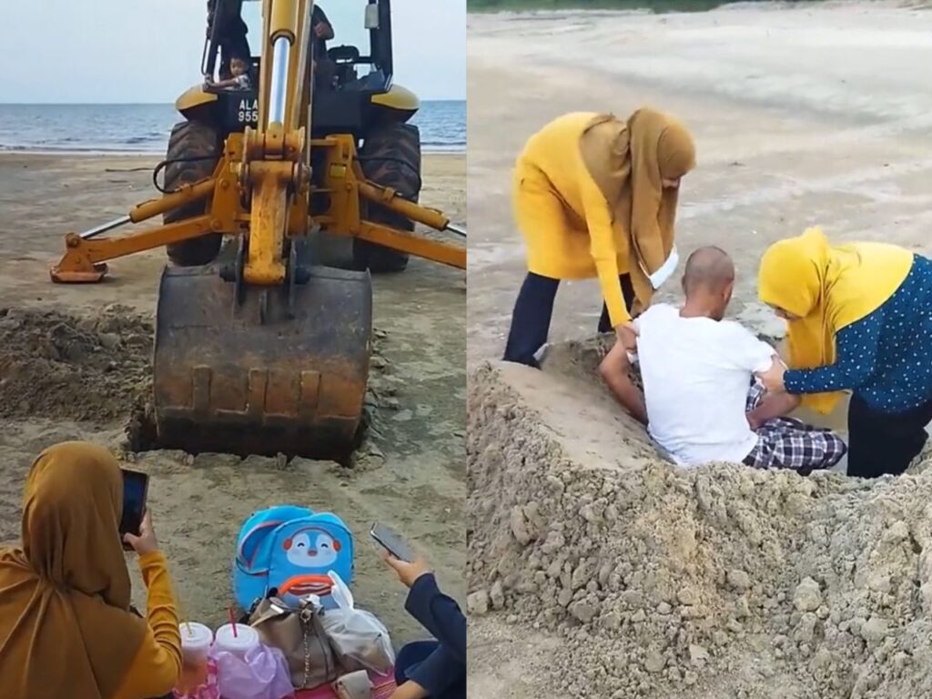 Siap tempah jengkaut korek pasir, rawat bapa strok - Kosmo Digital