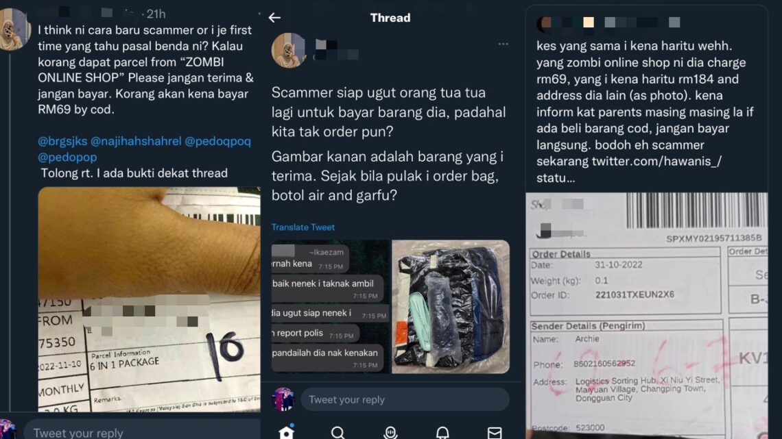 'Scammer' paksa terima, bayar barang tidak ketahui - Kosmo Digital