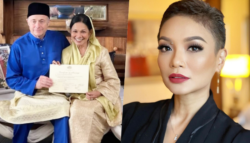 Atilia Haron bertemu bapa tiri pertama kali di pusara - Kosmo Digital