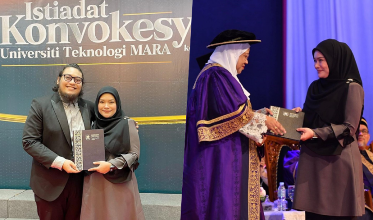 Nora Ariffin terima diploma arwah anak - Kosmo Digital