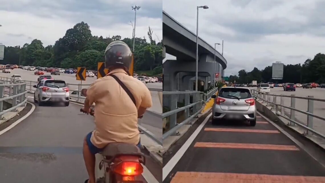 Mengelak bayar tol, Myvi sanggup ikut laluan motosikal - Kosmo Digital