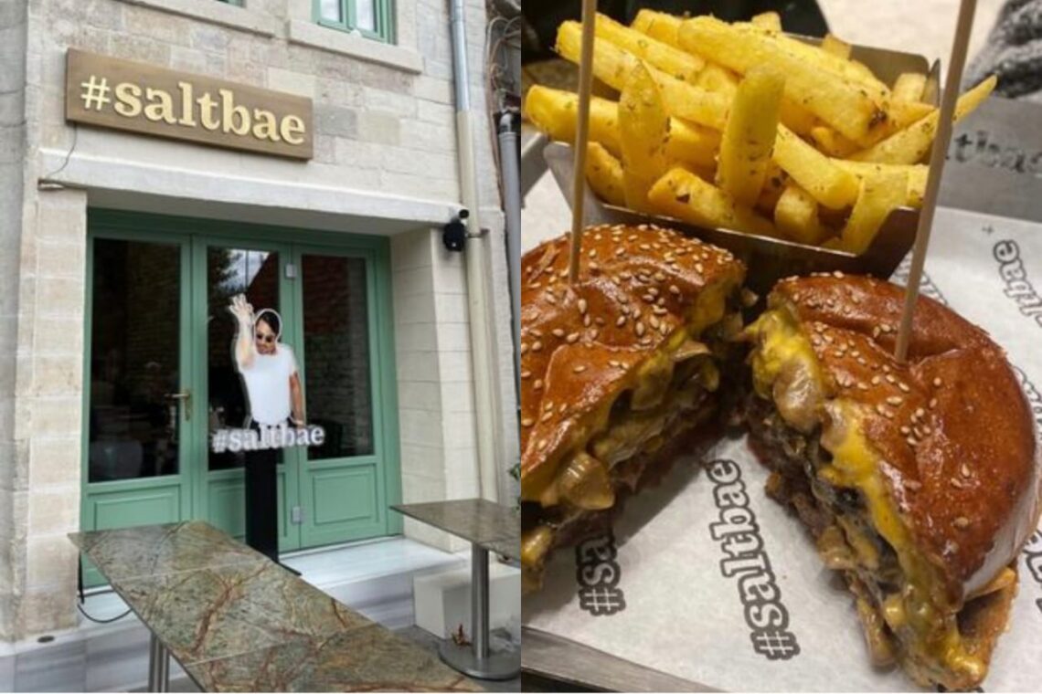 Restoran Salt Bae jual burger murah - Kosmo Digital