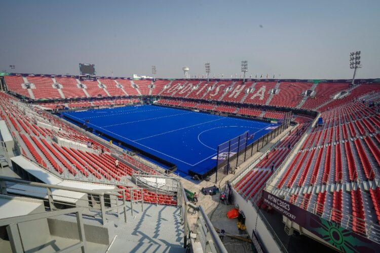 Piala Dunia Hoki: Persiapan akhir Stadium Hoki Birsa Munda
