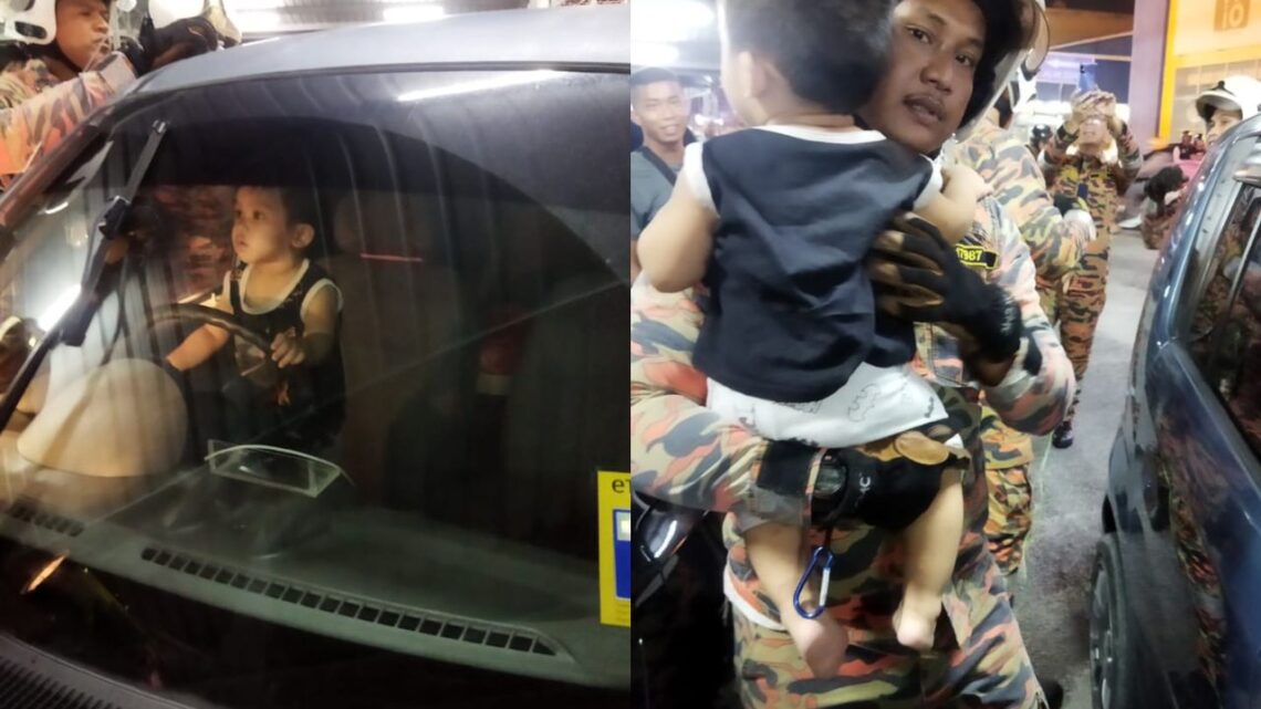 Kanak-kanak lelaki terperangkap dalam kereta diselamatkan - Kosmo Digital