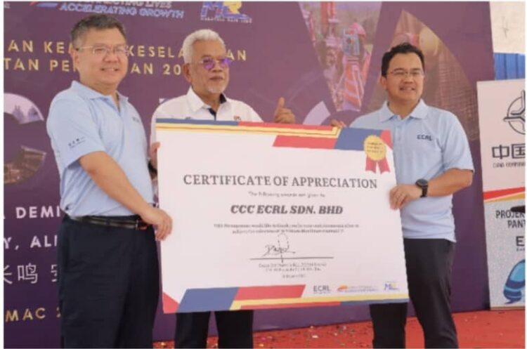 Projek ECRL capai 10 juta jam bekerja tanpa kemalangan - Kosmo Digital