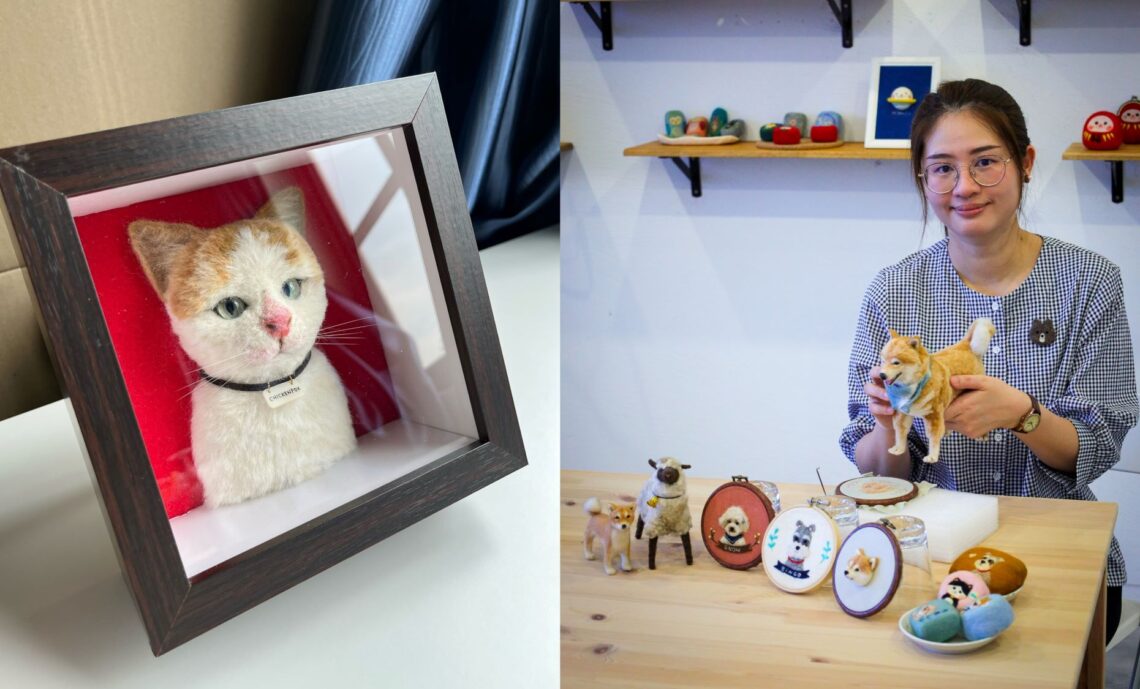 Seni felt jarum abadikan haiwan dalam bentuk potret, objek 3D - Kosmo ...