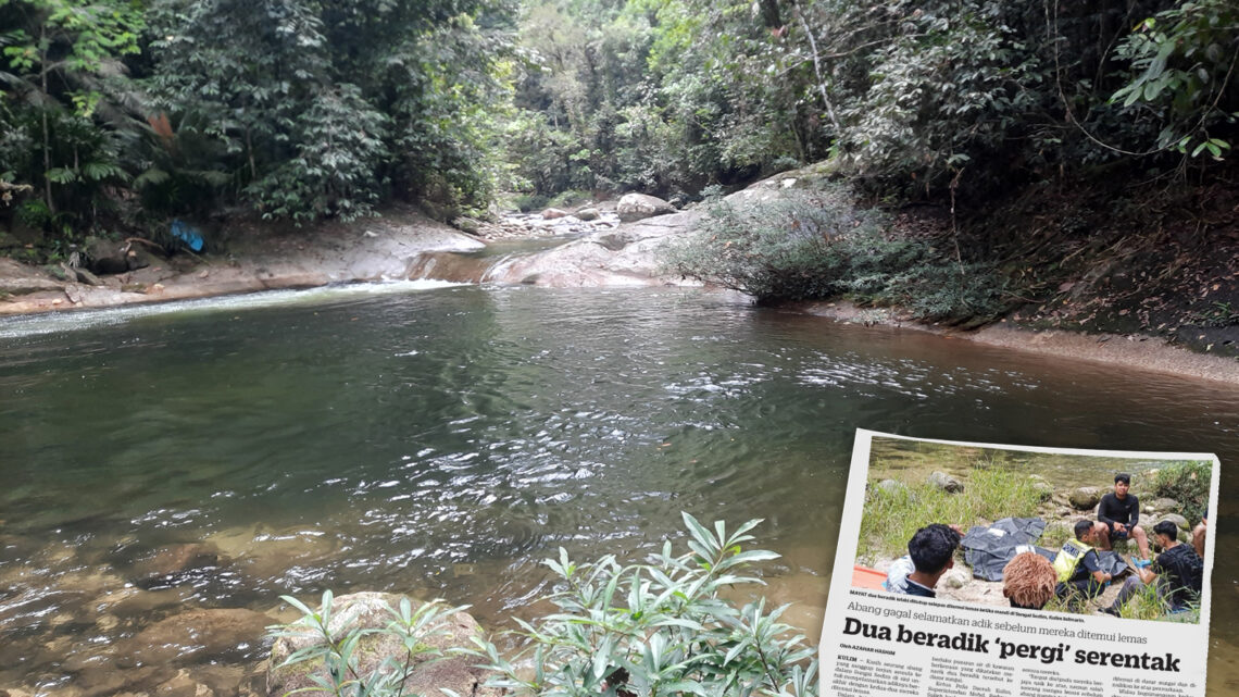 Lubuk kawah Sungai Sedim dalam, tak sesuai untuk mandi - Kosmo Digital