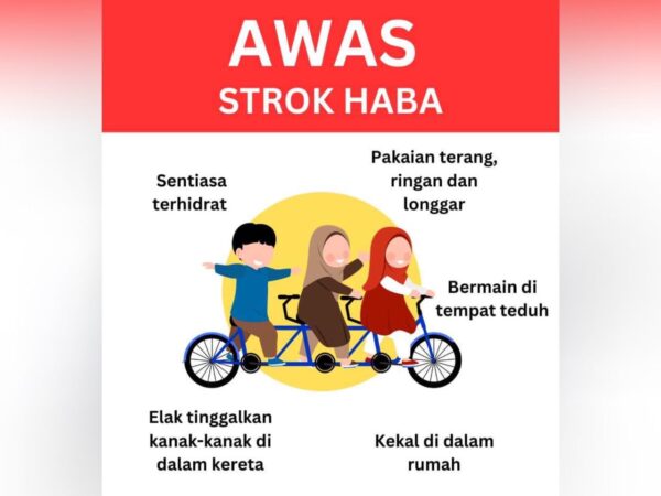 Muka merah,sakit kepala dan muntah tanda strok haba - Kosmo Digital