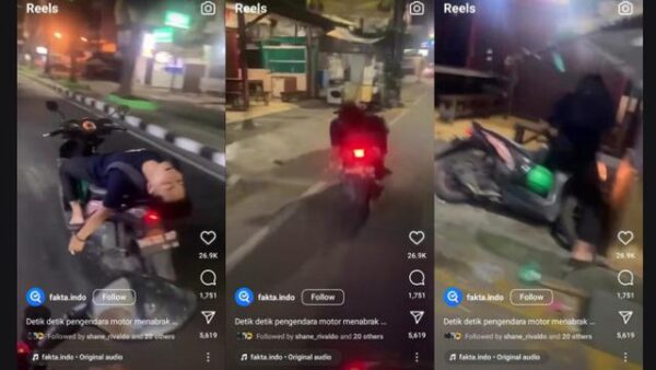 Mat rempit baring atas motosikal terbabas, langgar kedai - Kosmo Digital