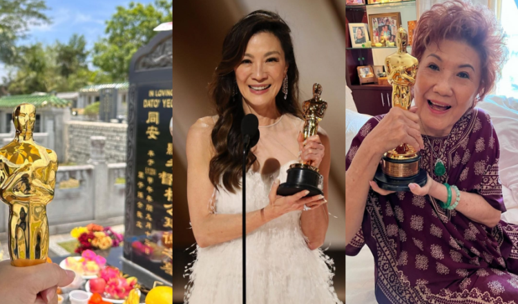 Michelle Yeoh balik Ipoh, bawa trofi Oscar ke pusara bapa - Kosmo Digital