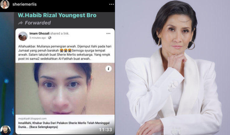 Tiada adab tulis berita saya meninggal dunia - Sherie Merlis - Kosmo ...