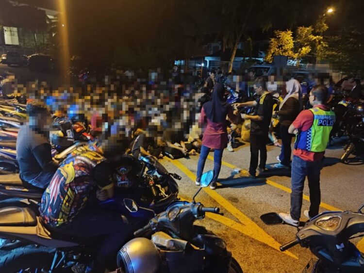 120 motosikal ditahan, empat samseng jalanan dicekup - Kosmo Digital