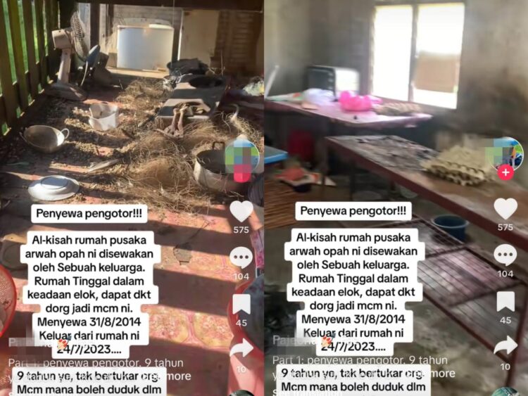Rumah kotor, rosak dapat penyewa pemalas - Kosmo Digital Rumah kotor, rosak dapat penyewa pemalas - Kosmo Digital