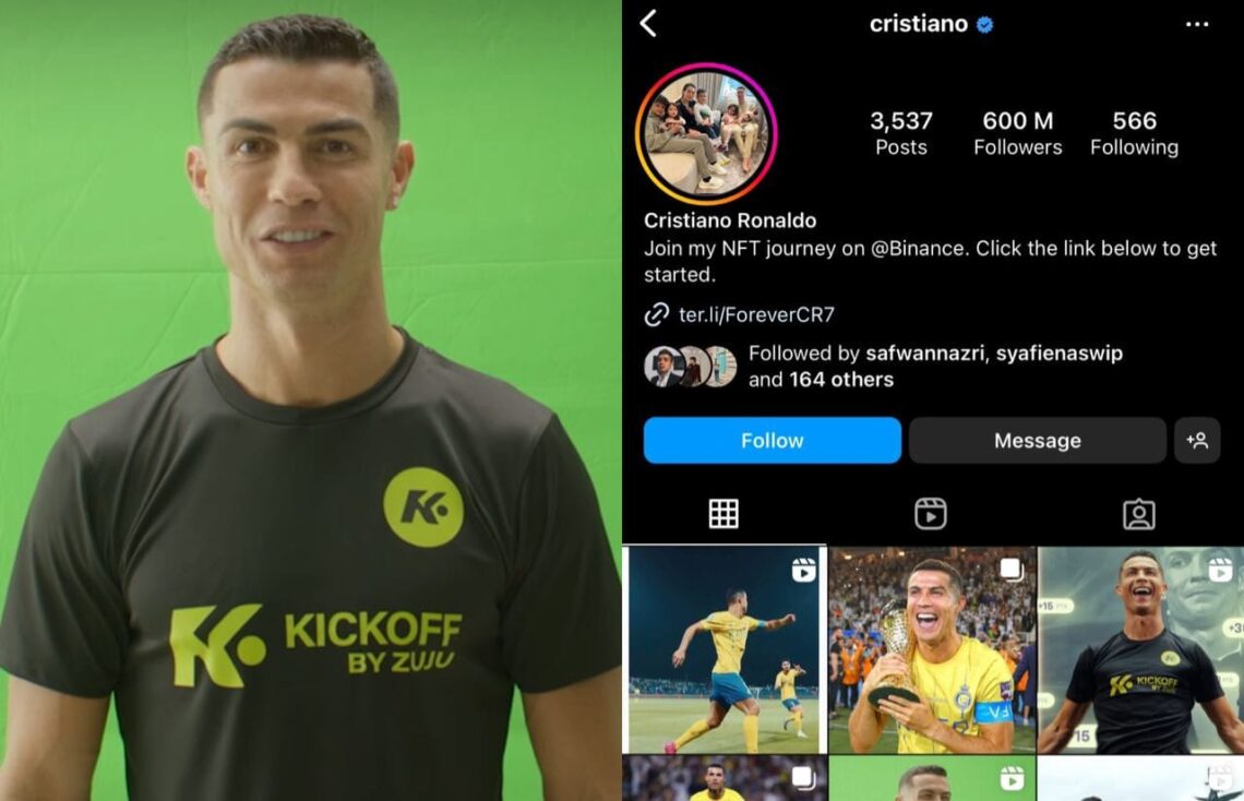 Cristiano Ronaldo individu pertama miliki 600 juta pengikut Instagram ...