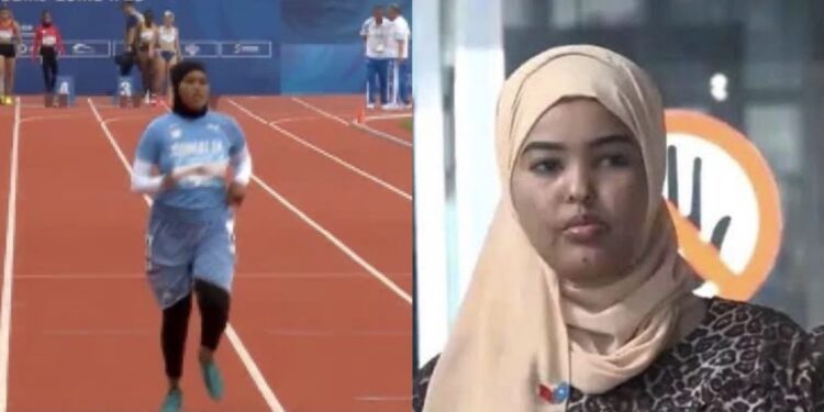 Pelari Somalia tegaskan kaki cedera, terpaksa lari perlahan - Kosmo Digital