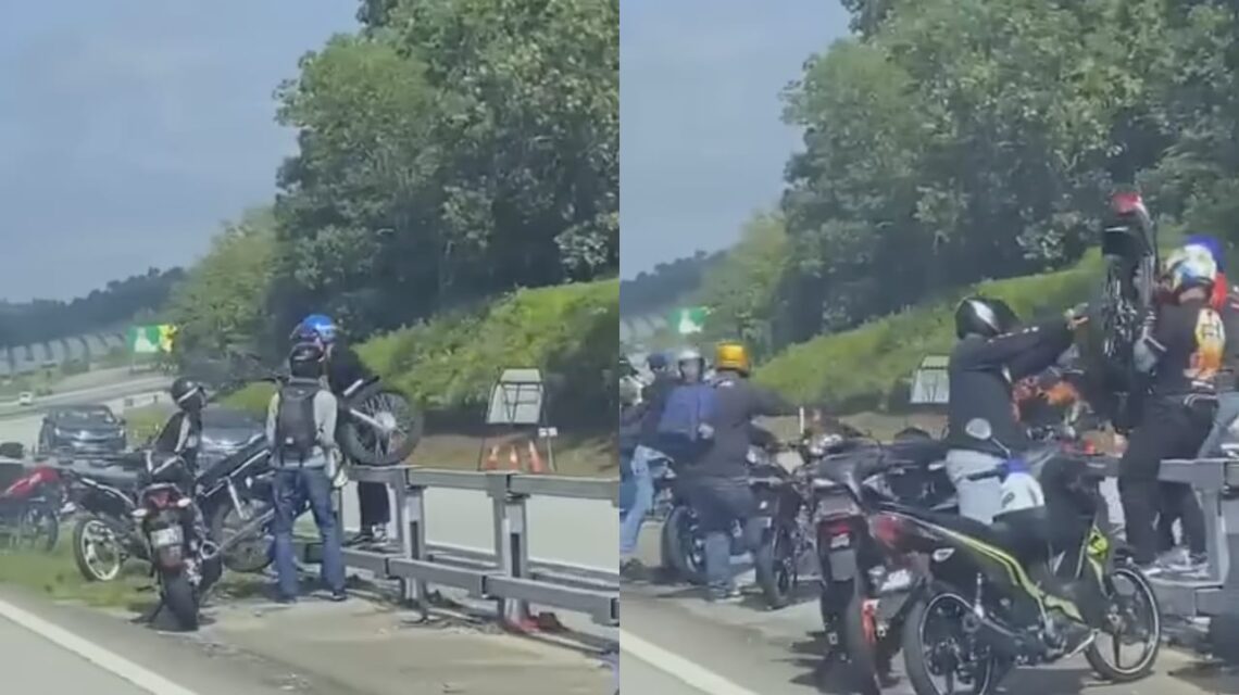 Sanggup angkat motosikal lintas 'divider', elak sekatan jalan di LPT ...