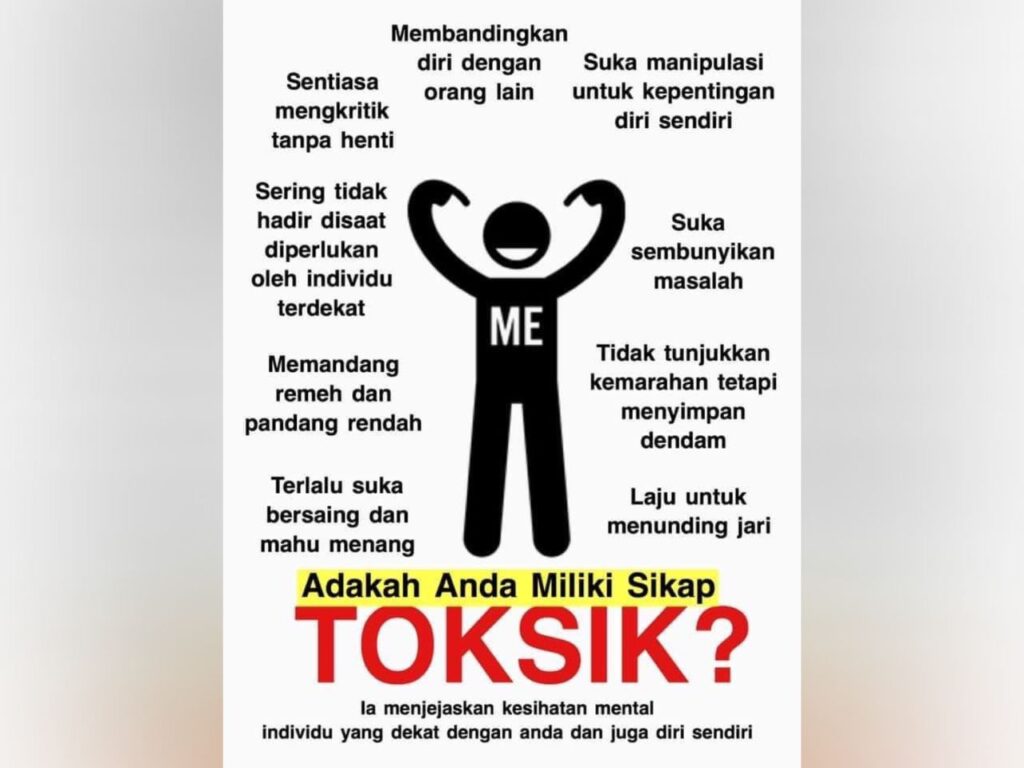 Awasi sikap toksik dalam diri sendiri - Kosmo Digital