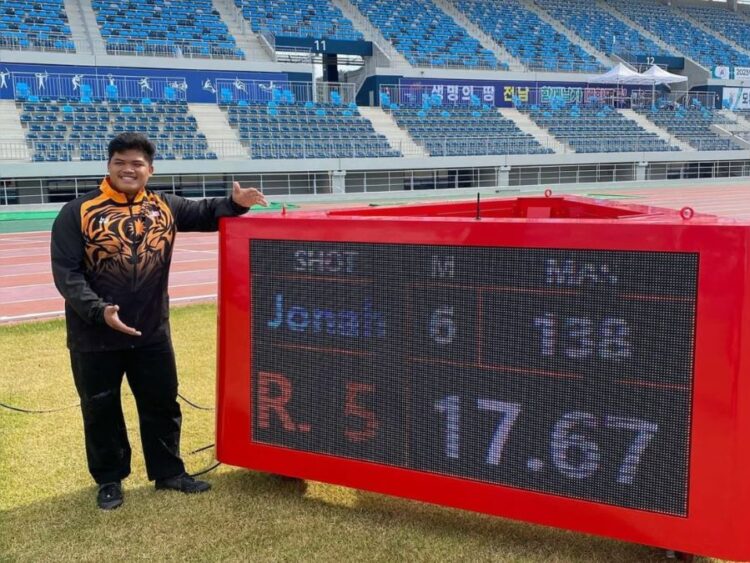 Jonah pecah rekod Malaysia berusia 12 tahun
