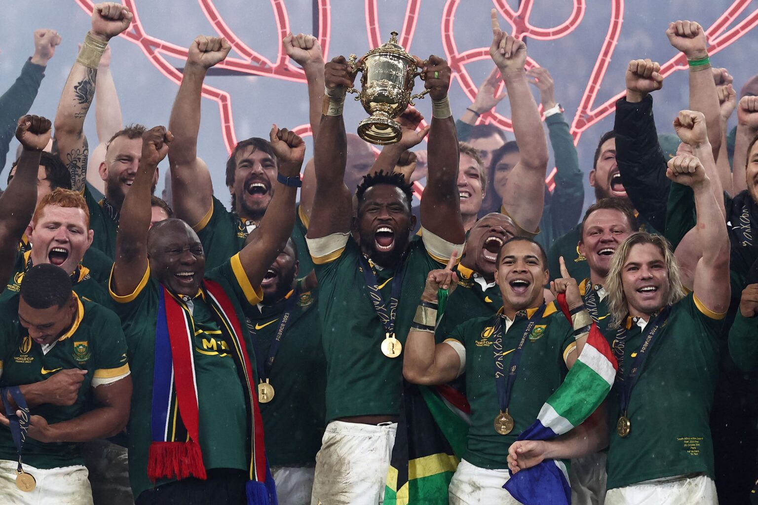 Afrika Selatan juara Piala Dunia Ragbi