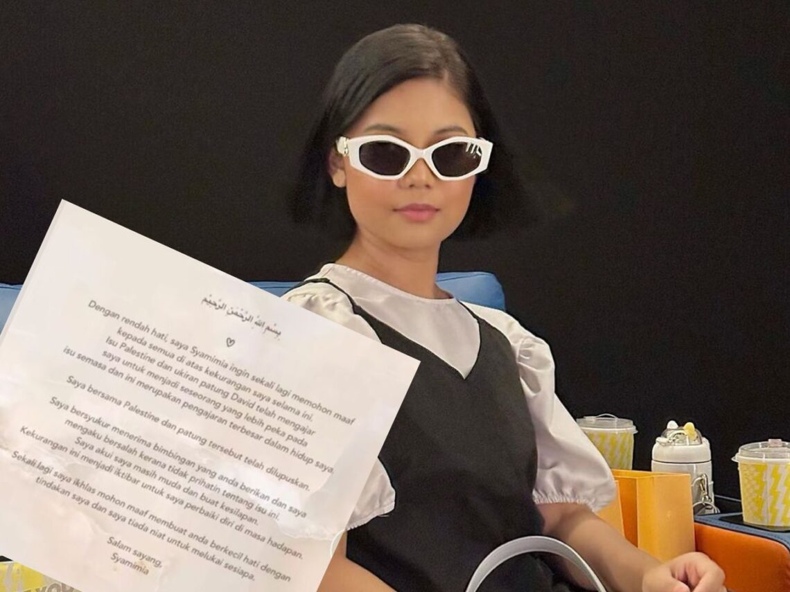 Lepas hilang hampir setengah juta pengikut, Syamimia mohon maaf lagi ...