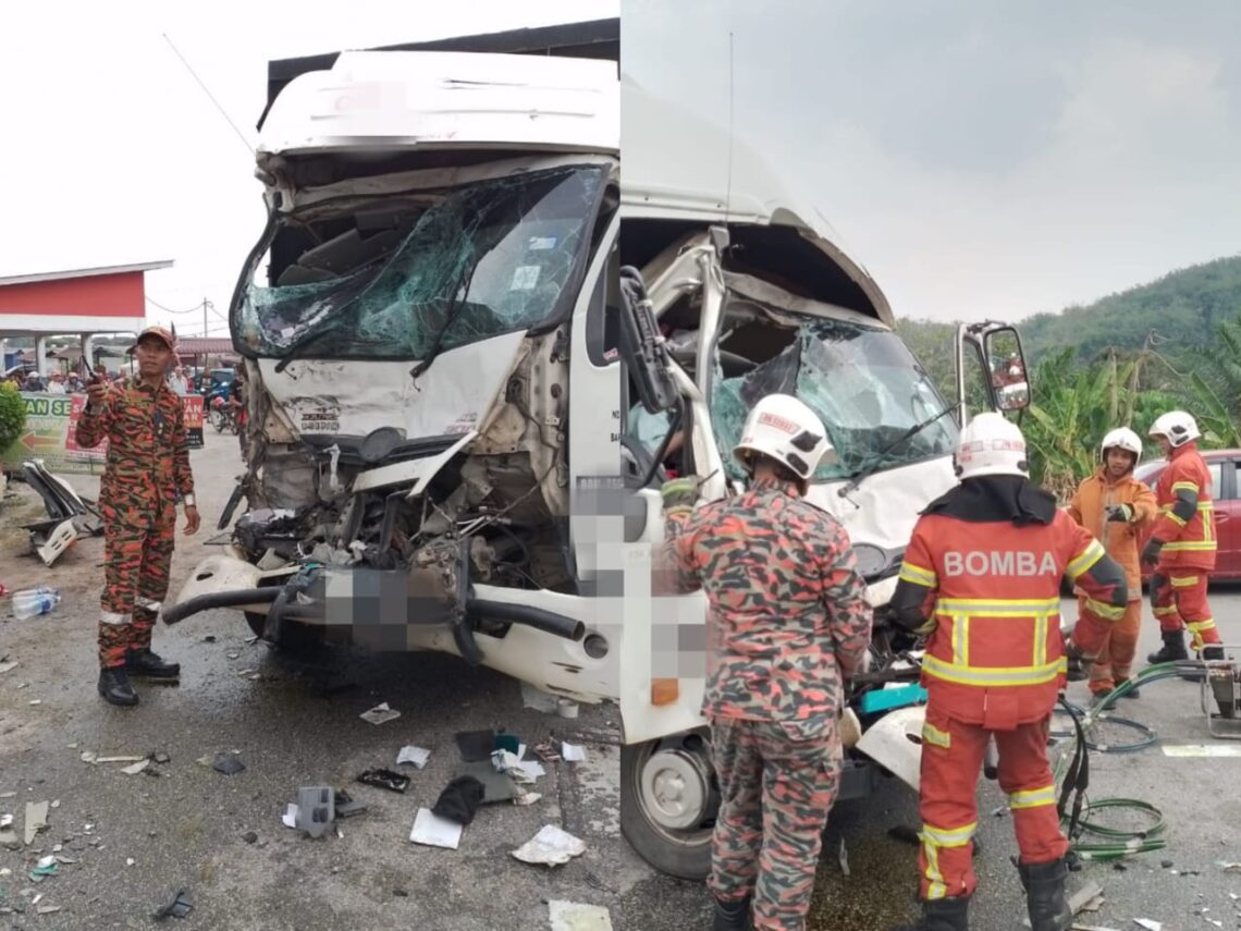 Pemandu lori muatan sayur maut tersepit - Kosmo Digital