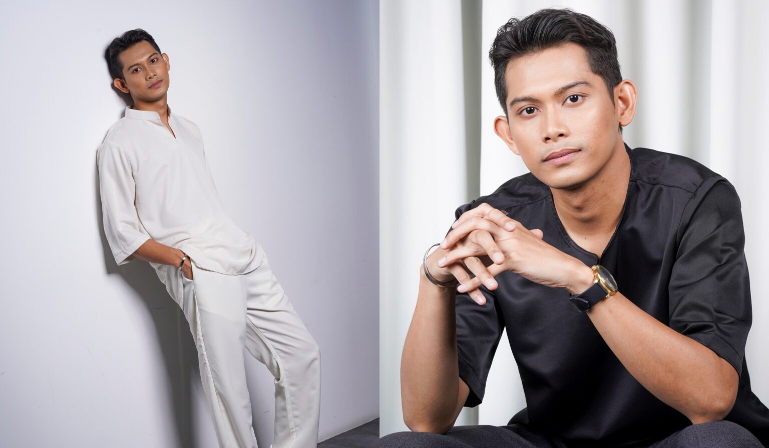 Busana uniseks klasik, moden Aizat Saha - Kosmo Digital