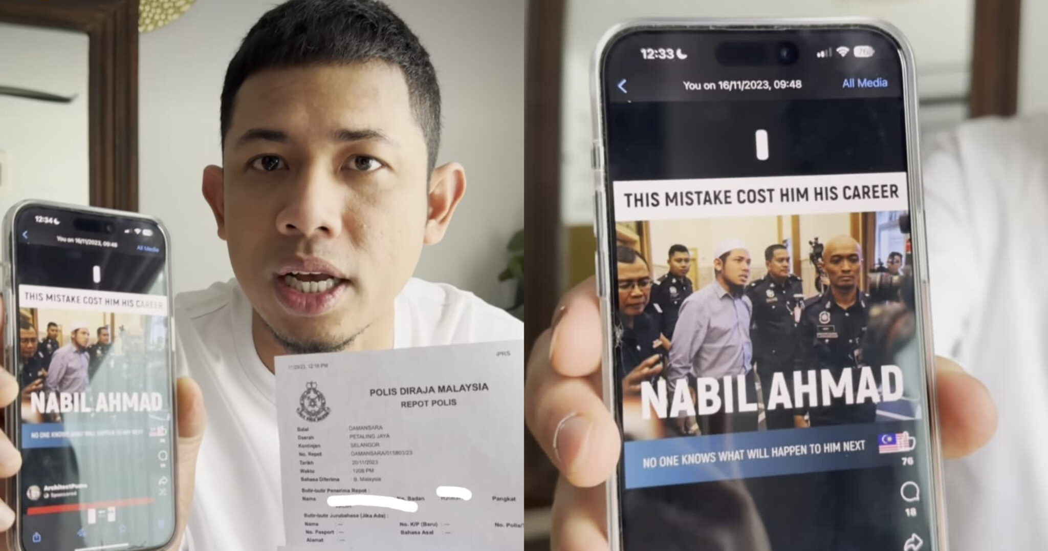 Gambar disalah guna scammer, Nabil Ahmad lapor polis - Kosmo Digital