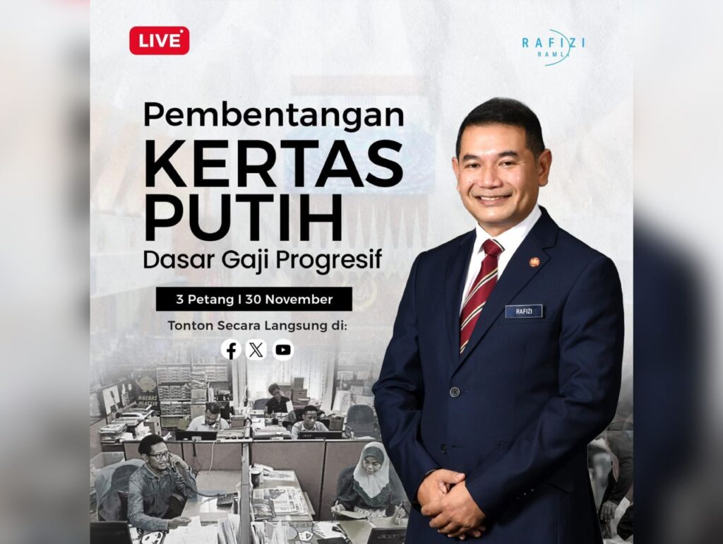 Kertas Putih Dasar Gaji Progresif dibentang petang ini - Kosmo Digital