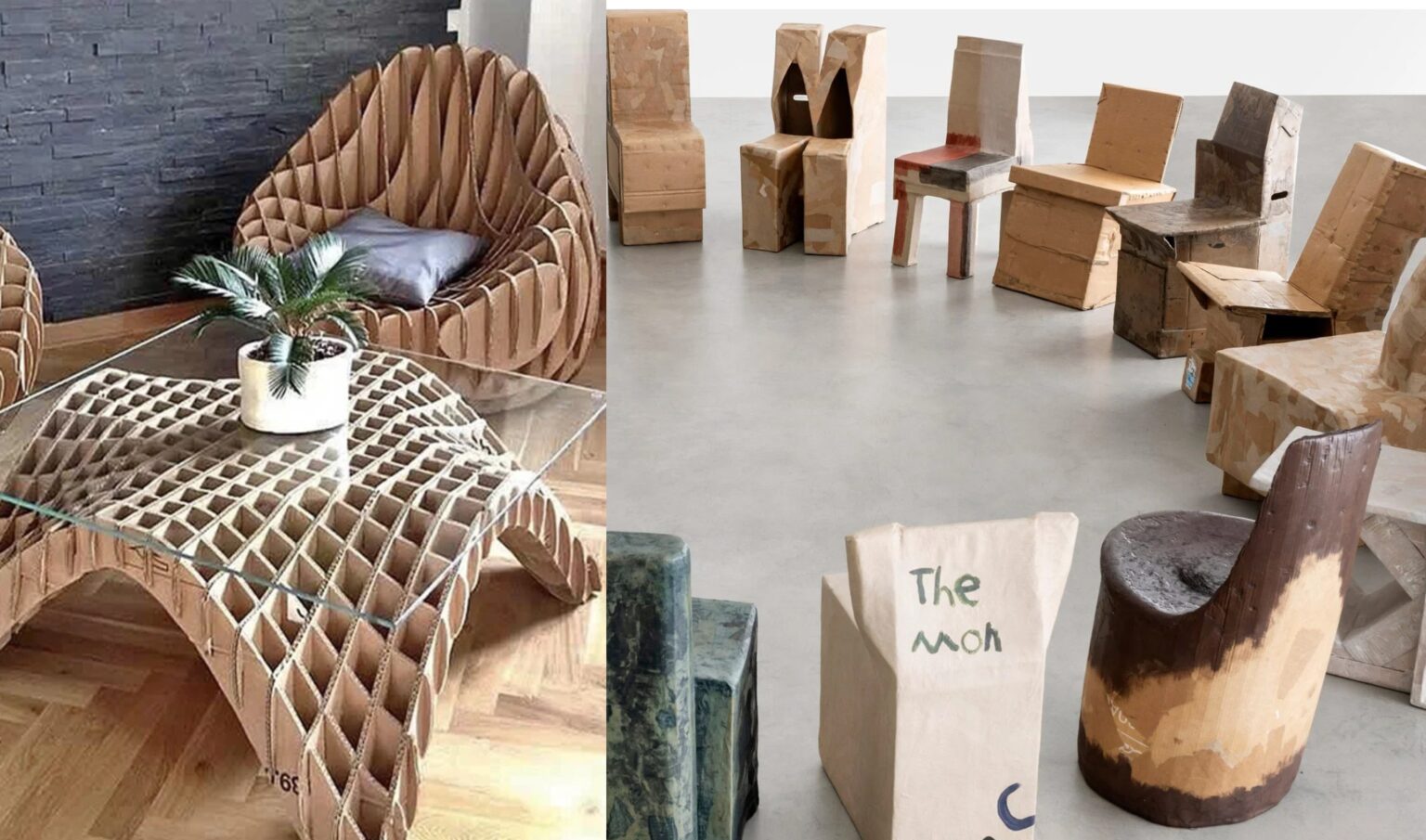 Olah kotak kadbod murah jadi perabot gaya mewah - Kosmo Digital