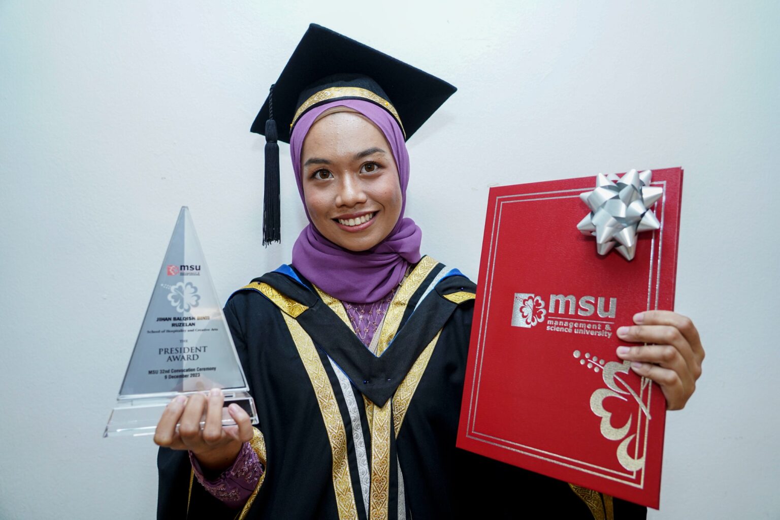 Jihan rangkul Anugerah Presiden selepas tukar pengajian - Kosmo Digital