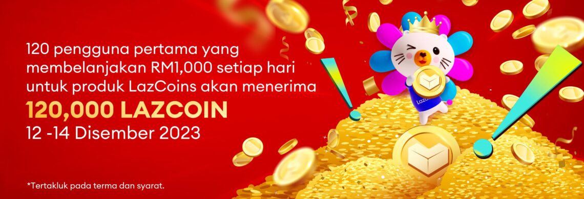 1 bilion LazCoins untuk rakyat Malaysia - Kosmo Digital
