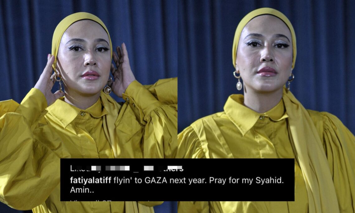 Fatiya Latiff nak ke Gaza, mati Syahid di sana - Kosmo Digital